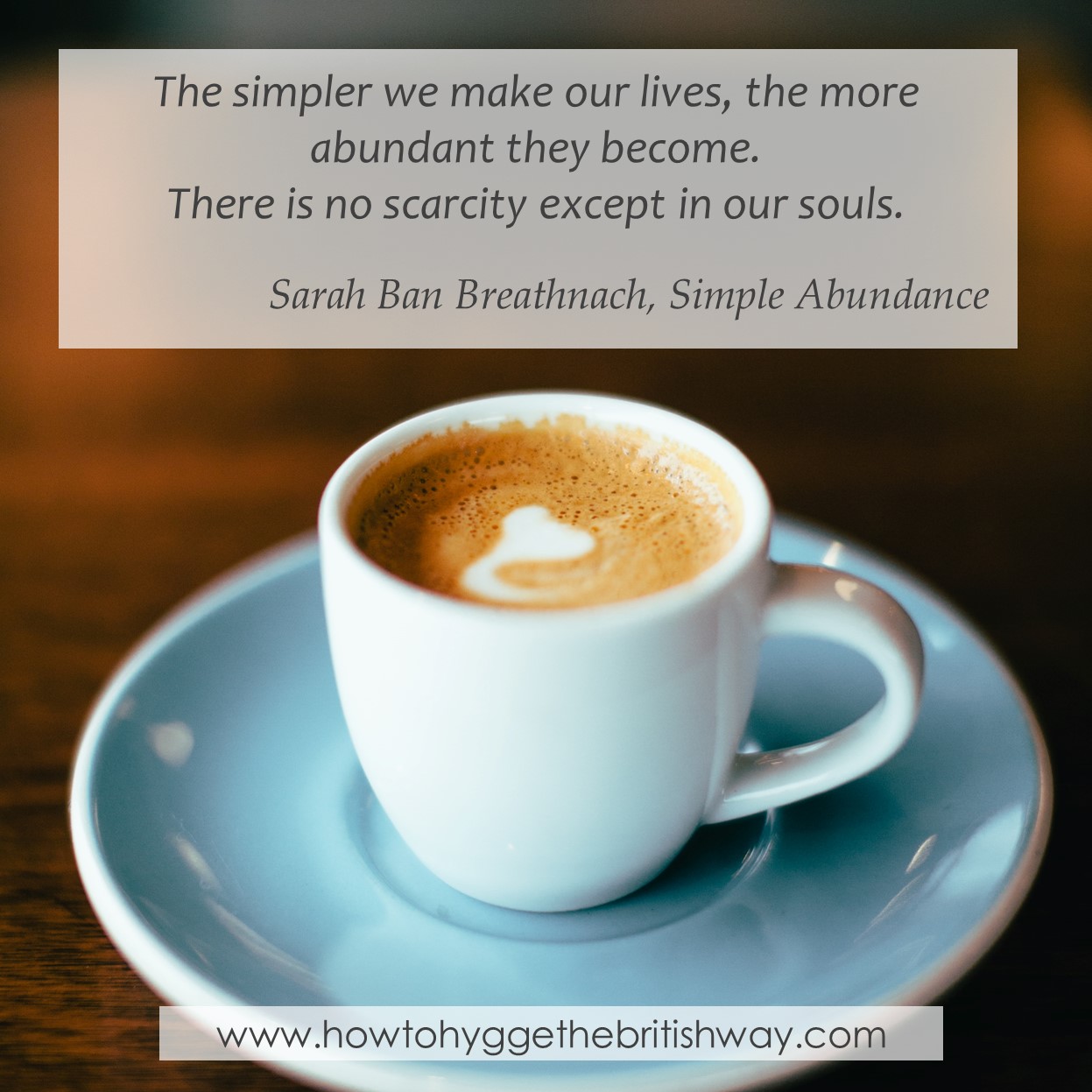 A Week of Wise Words: A Year of Simple Abundance So Far. – How to Hygge ...