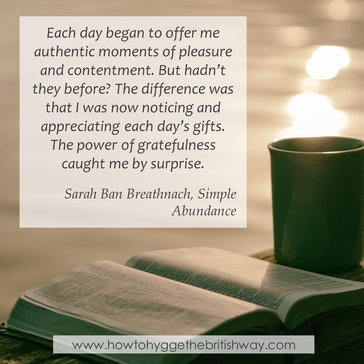 A Week of Wise Words: A Year of Simple Abundance So Far. – How to Hygge ...